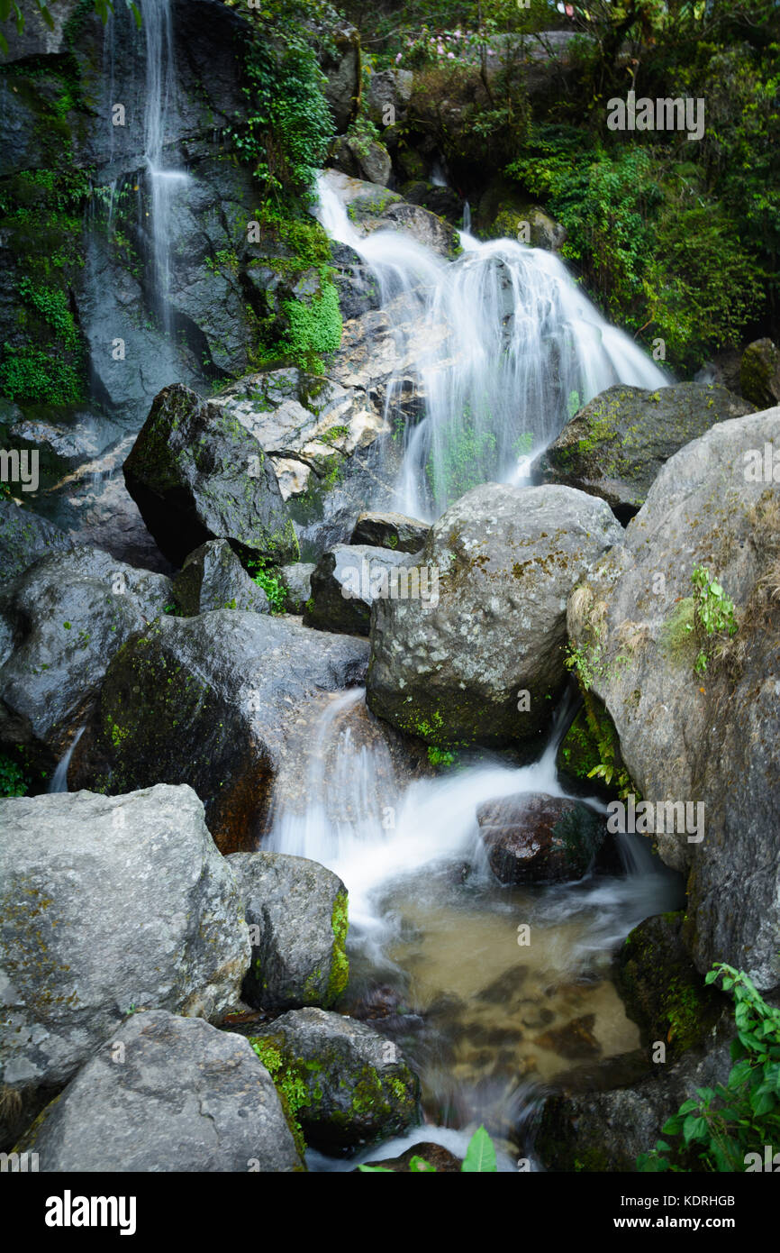 Fresh River Waterfall Stock Photo - Alamy