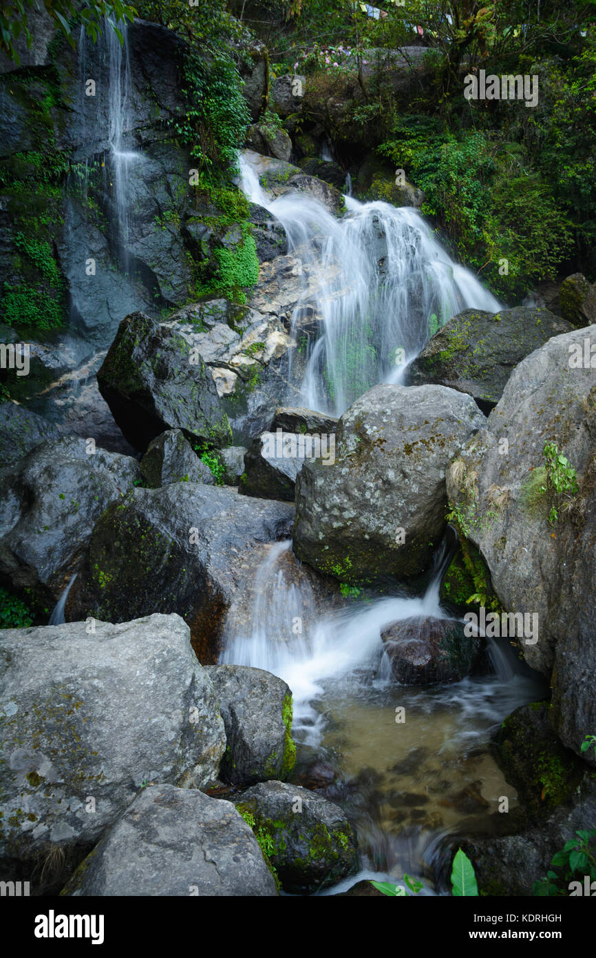 Fresh River Waterfall Stock Photo - Alamy