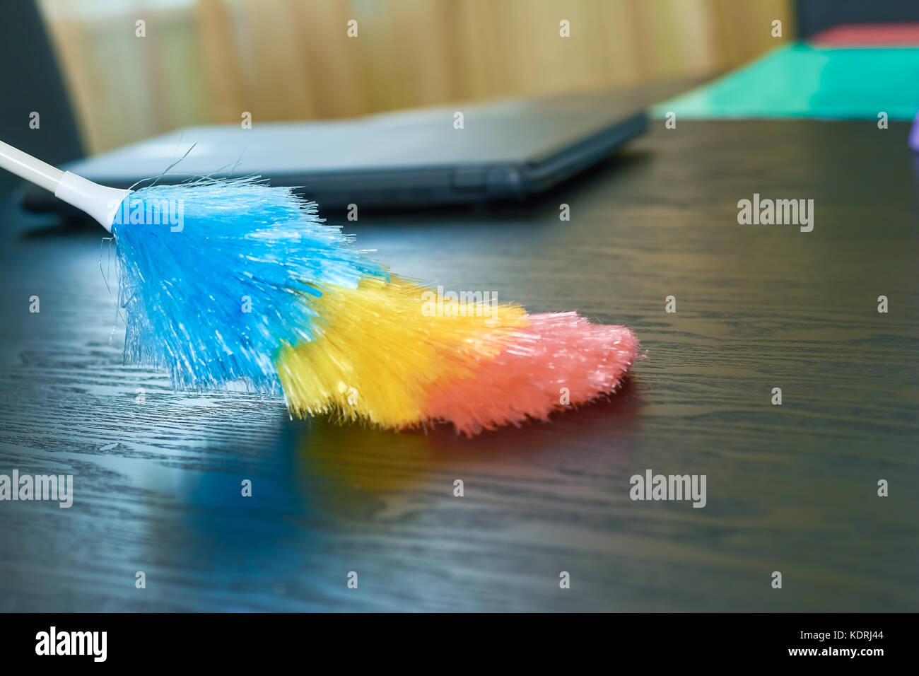 Colorful duster close up Stock Photo - Alamy