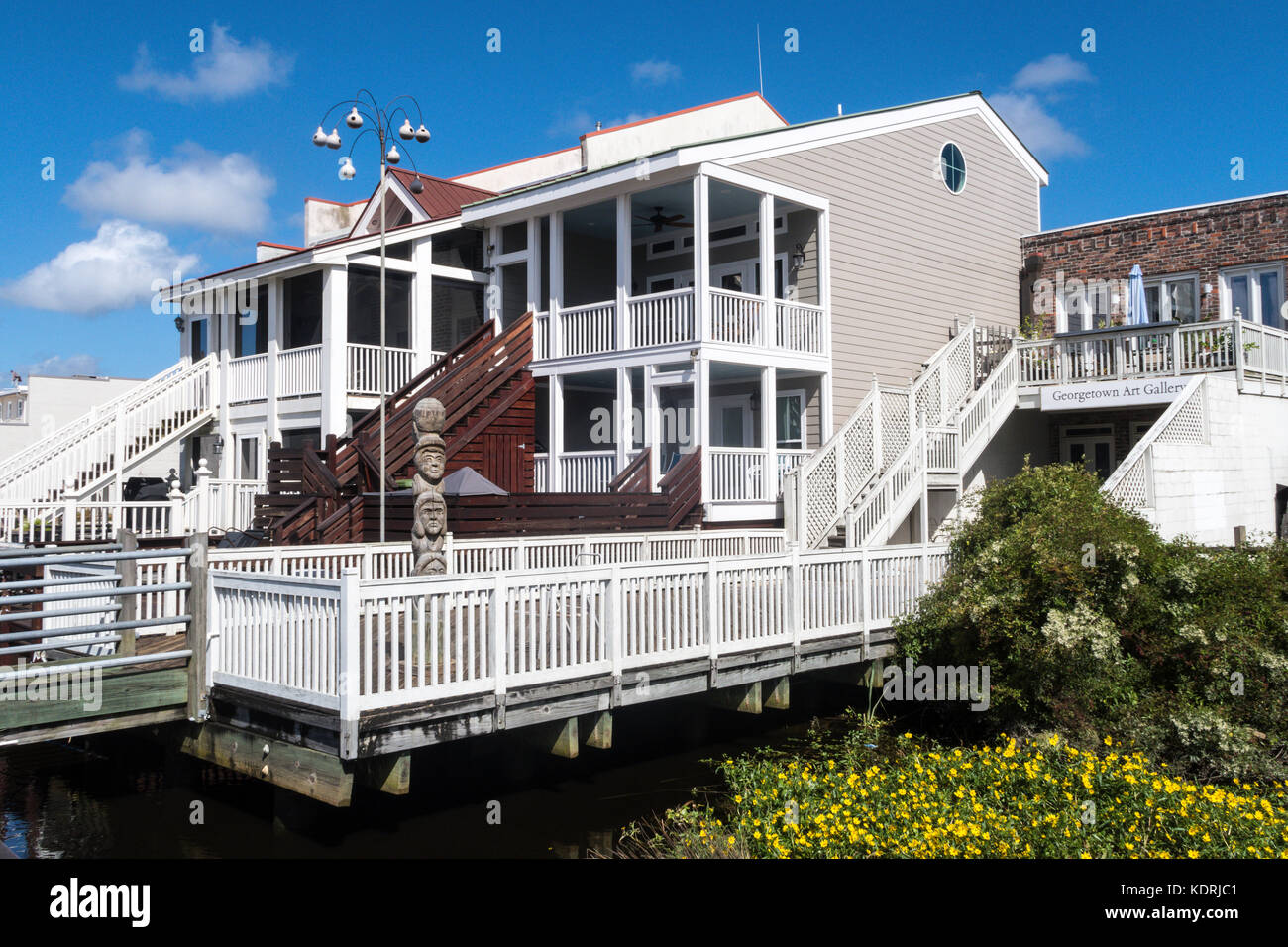 Harborwalk in Historic Georgetown, South Carolina, USA Stock Photo - Alamy