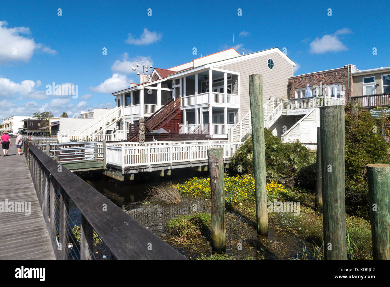 Harborwalk in Historic Georgetown, South Carolina, USA Stock Photo - Alamy