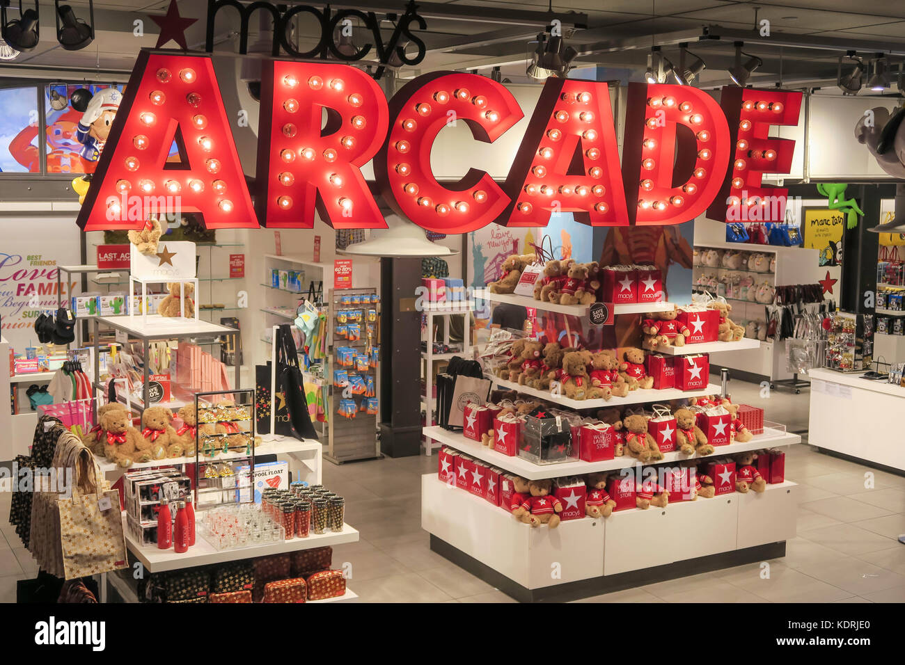 Macy's Flagship Department Store Arcade, Herald Square, 2017, New York ...