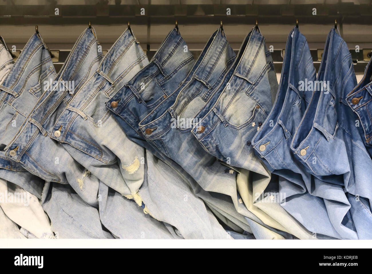 Denim Jeans Display, USA Stock Photo - Alamy