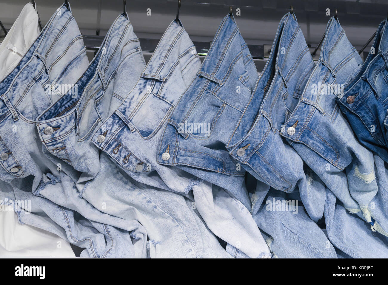 Denim Jeans Display, USA Stock Photo - Alamy