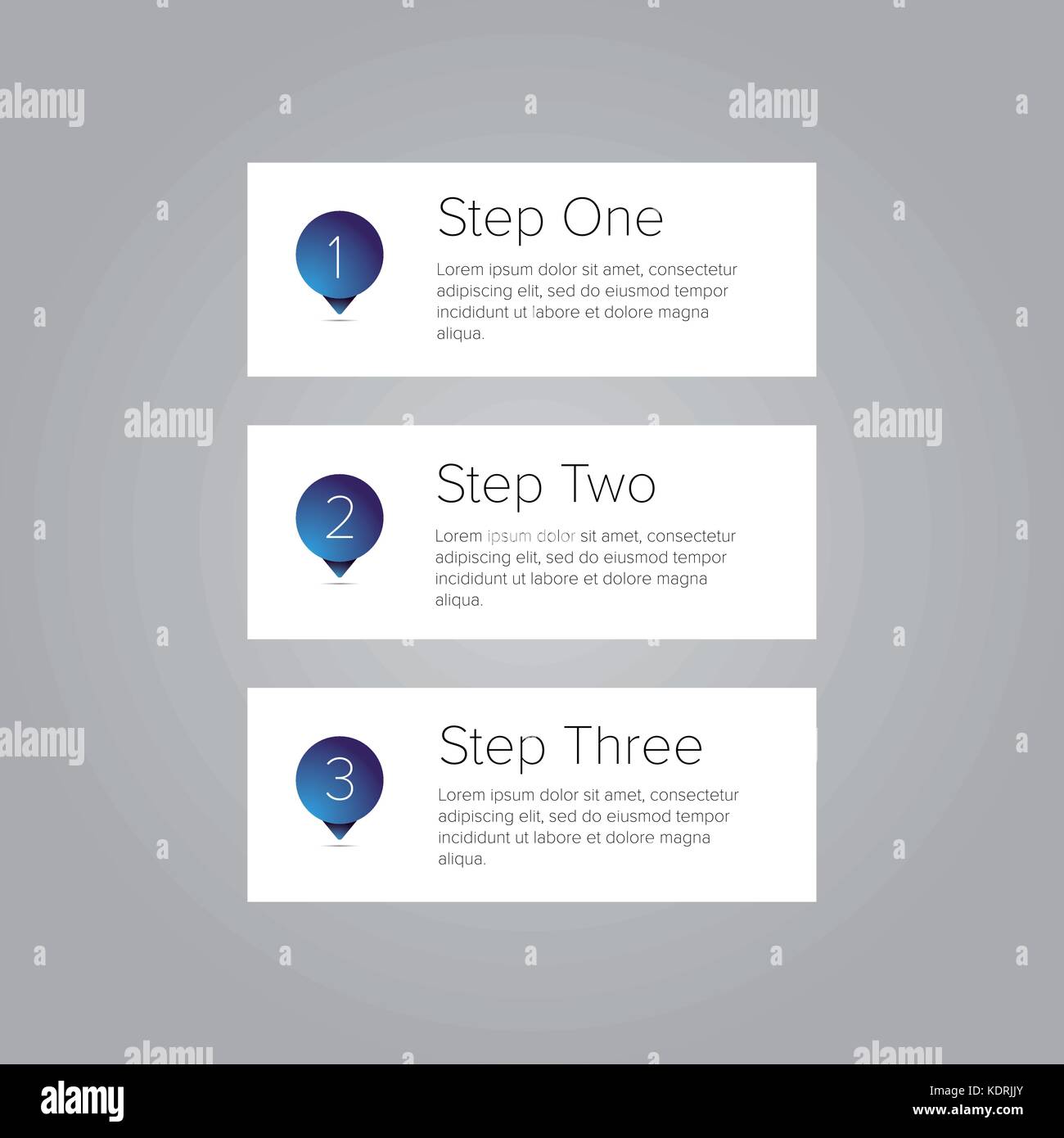 It is step three Stock Vector Images - Alamy