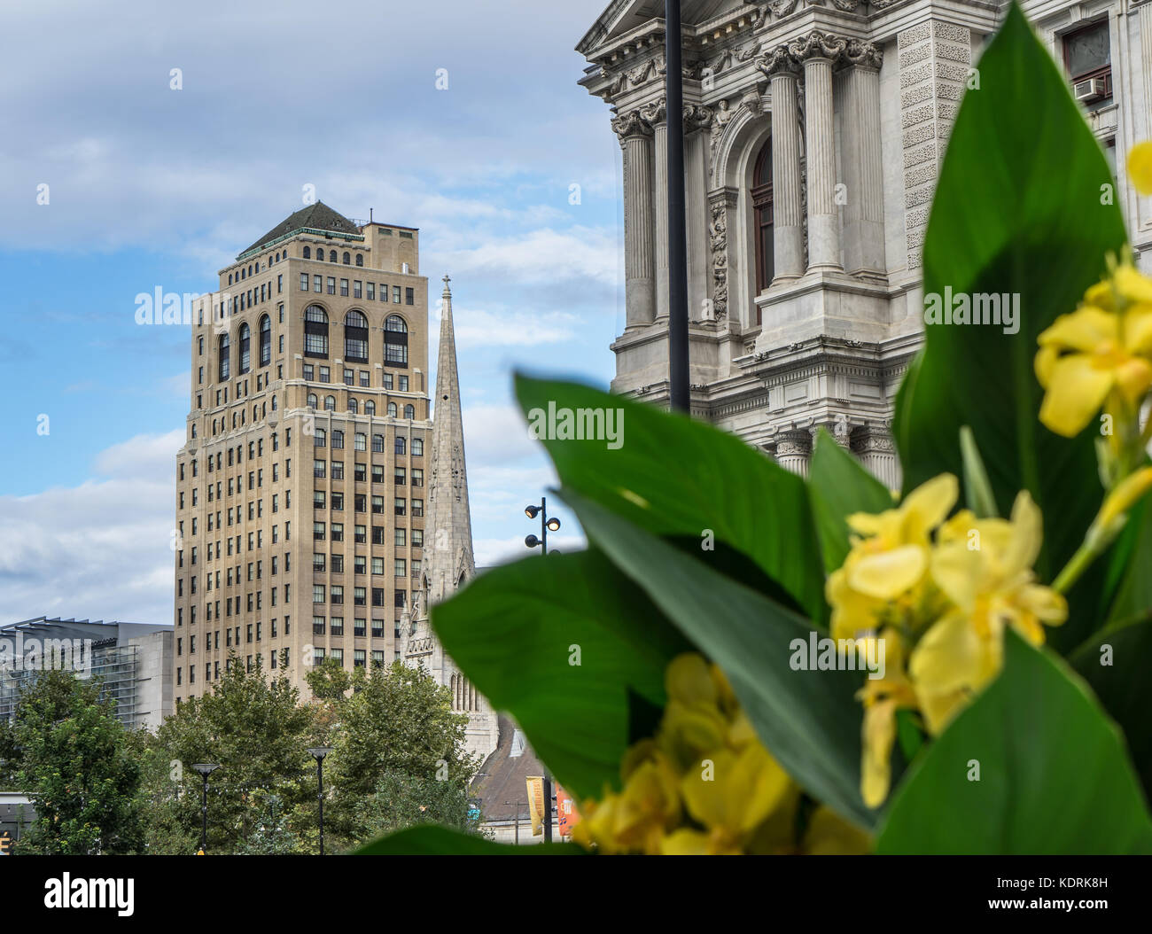 Philadelphia, PA downtown City Hall and surroundings Stock Photo - Alamy
