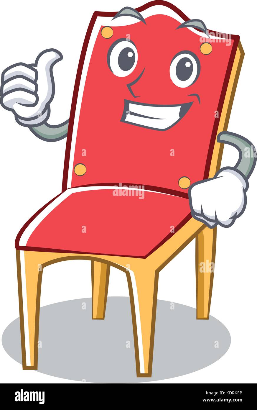 Thumbs up chair character cartoon collection Stock Vector Image & Art ...