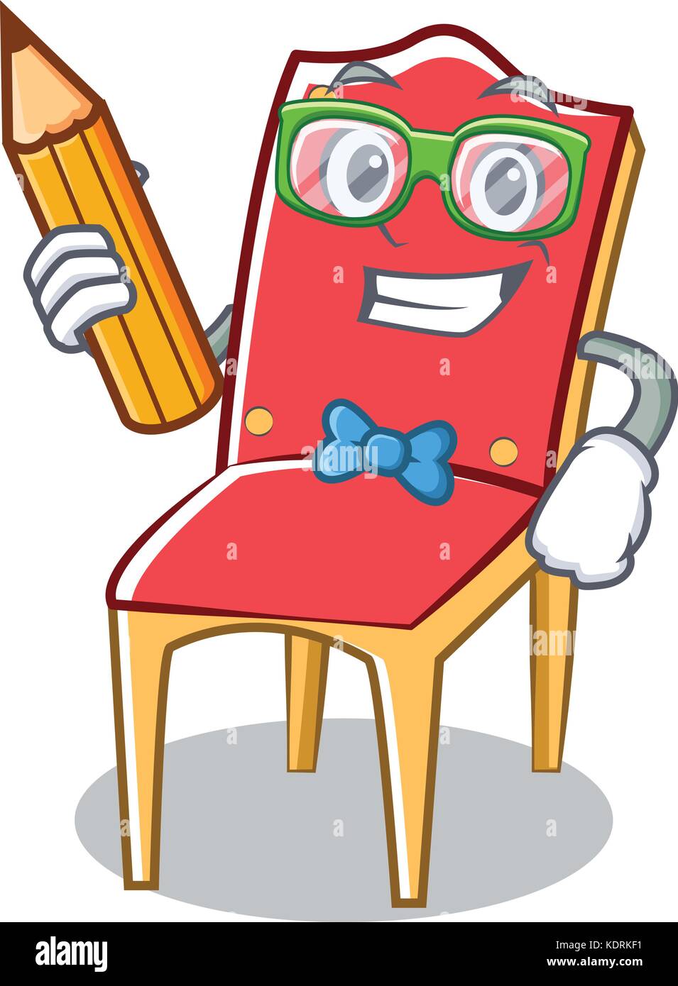 Student chair character cartoon collection Stock Vector Image & Art - Alamy