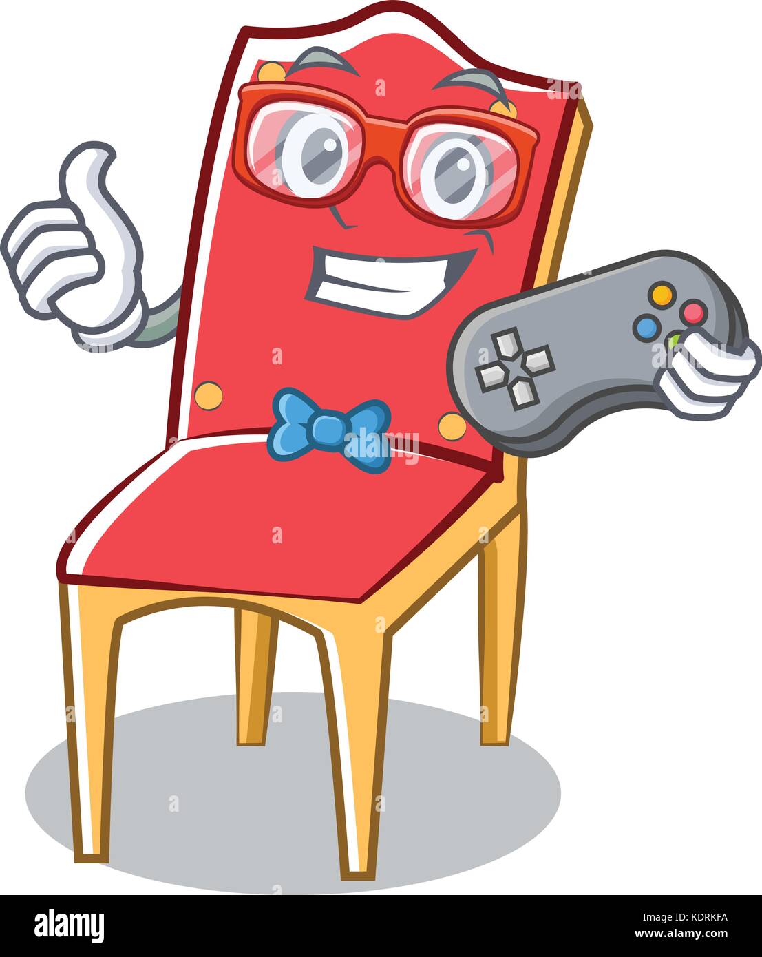 Gamer chair character cartoon collection Stock Vector Image & Art - Alamy