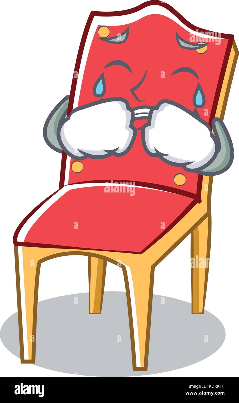 Crying chair character cartoon collection Stock Vector Image & Art - Alamy
