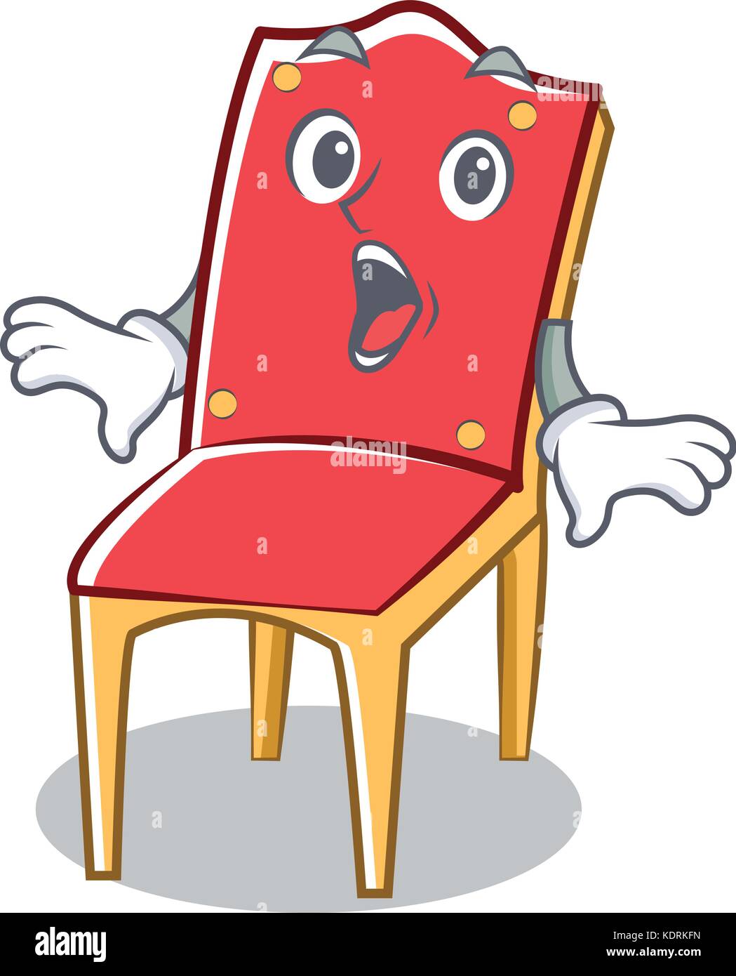 Surprised chair character cartoon collection Stock Vector Image & Art ...