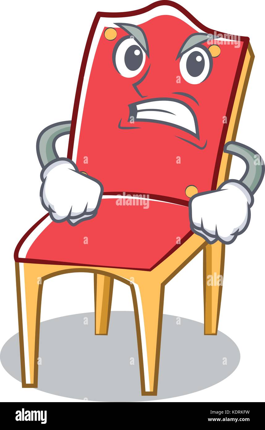 Angry chair character cartoon collection Stock Vector Image & Art - Alamy