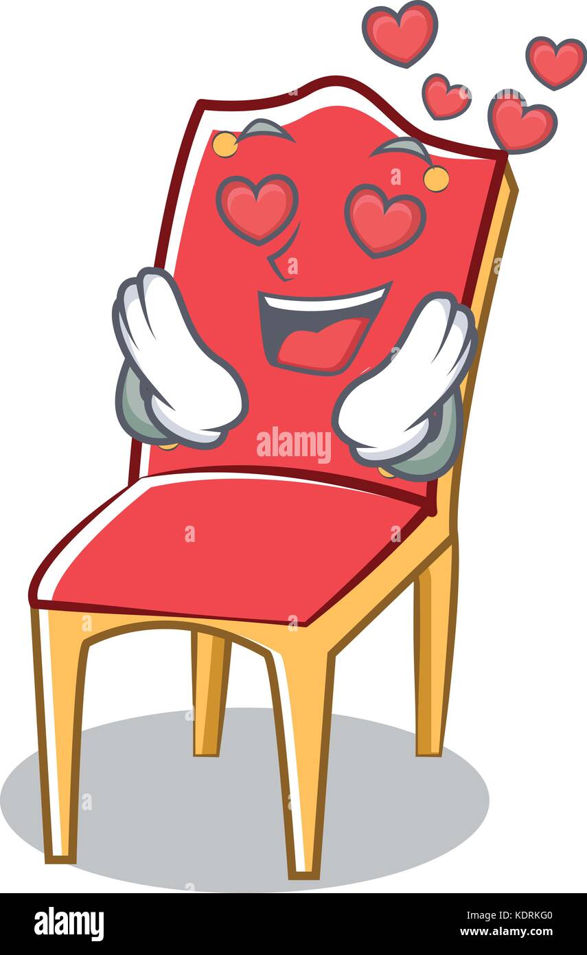In love chair character cartoon collection Stock Vector Image & Art - Alamy