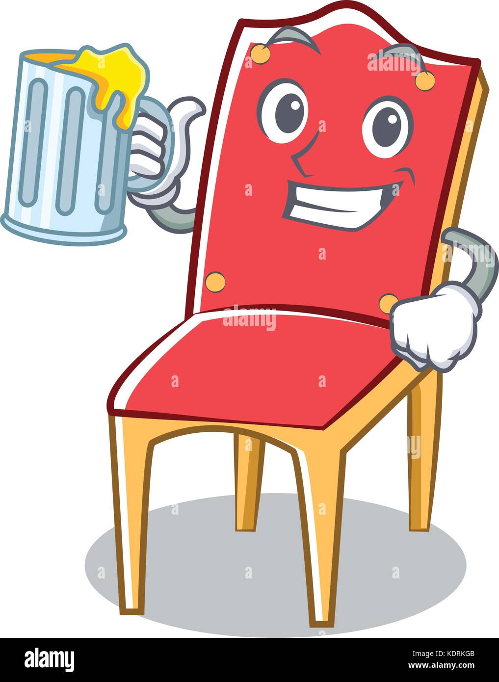 With juice chair character cartoon collection Stock Vector Image & Art ...