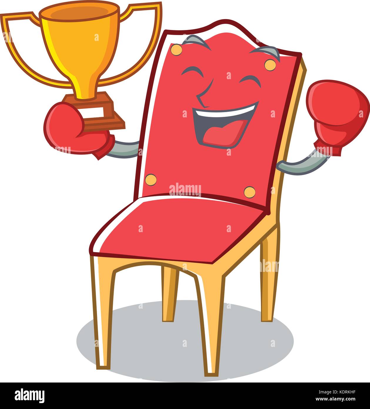 Boxing chair character cartoon collection Stock Vector Image & Art - Alamy