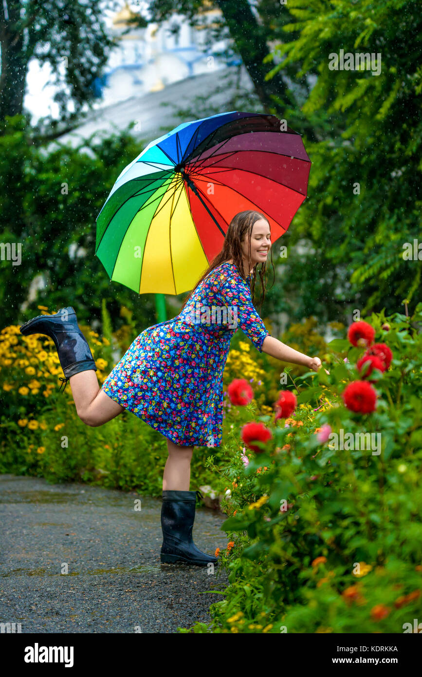 Rain young hi-res stock photography and images - Alamy