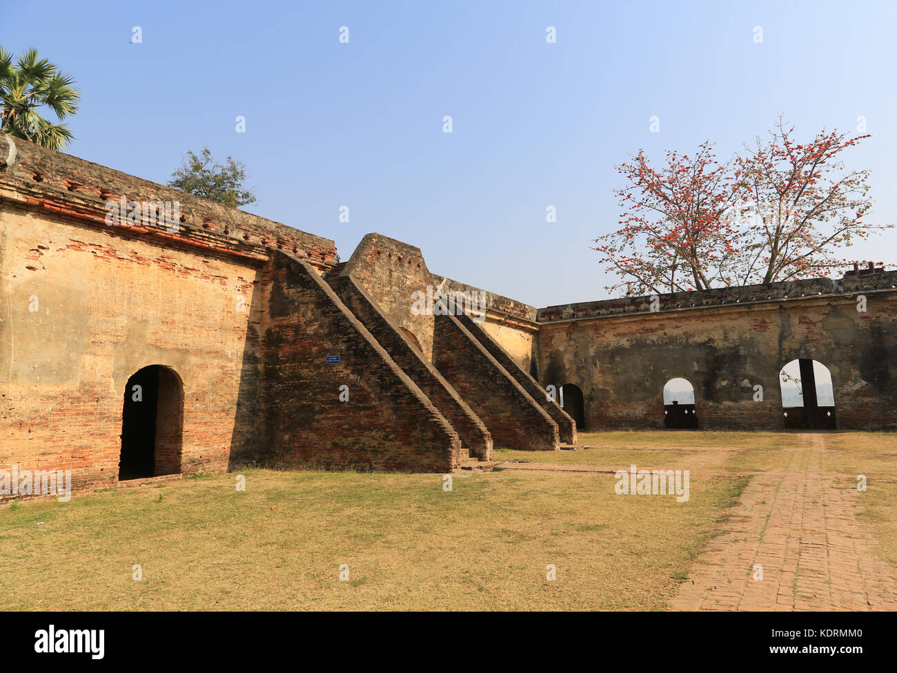 Minhla Village on the right (west) bank of the Irrawaddy River in ...