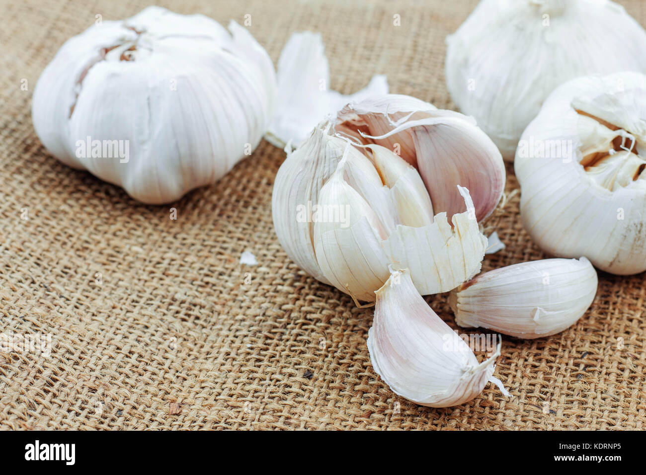 Dried garlic in a bunch hi-res stock photography and images - Alamy