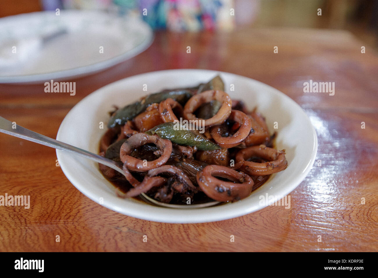 traditional food squid adobo, Philippines Stock Photo - Alamy
