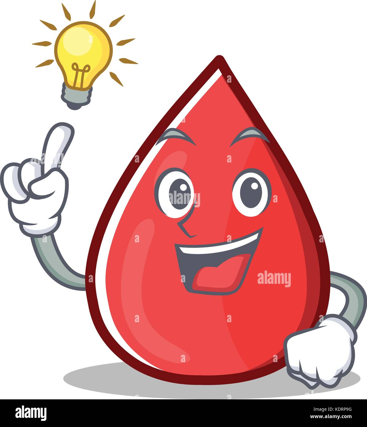 Idea blood drop cartoon hi-res stock photography and images - Alamy