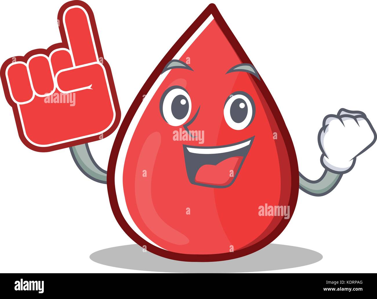 Finger blood drop cartoon hi-res stock photography and images - Alamy