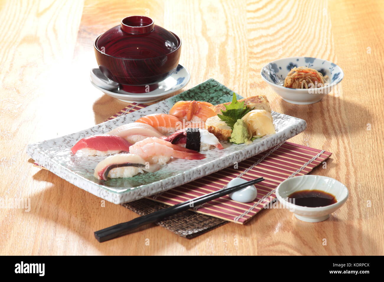 japanese set meal Stock Photo - Alamy