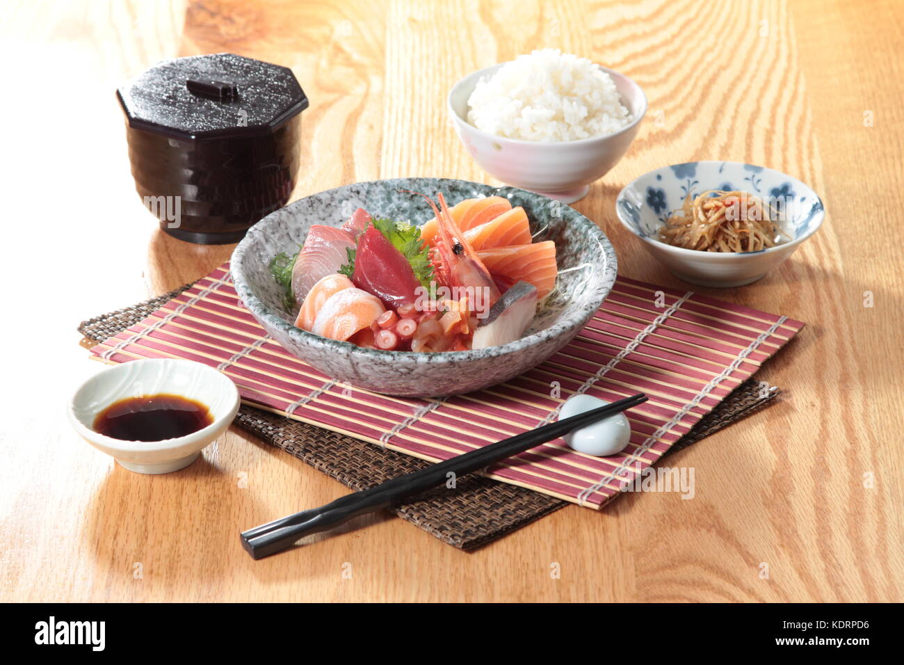 japanese set meal Stock Photo - Alamy