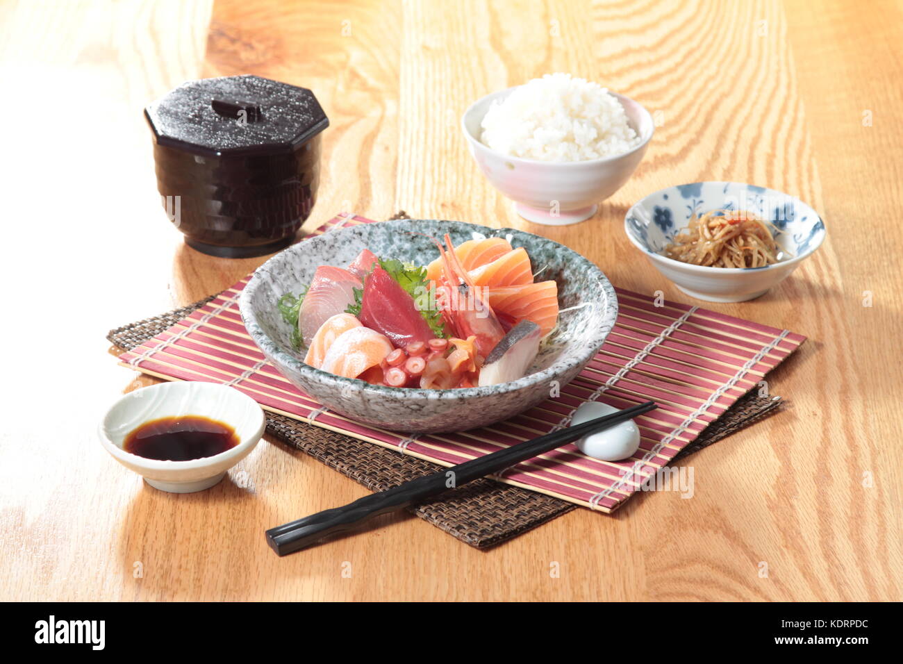 japanese set meal Stock Photo - Alamy