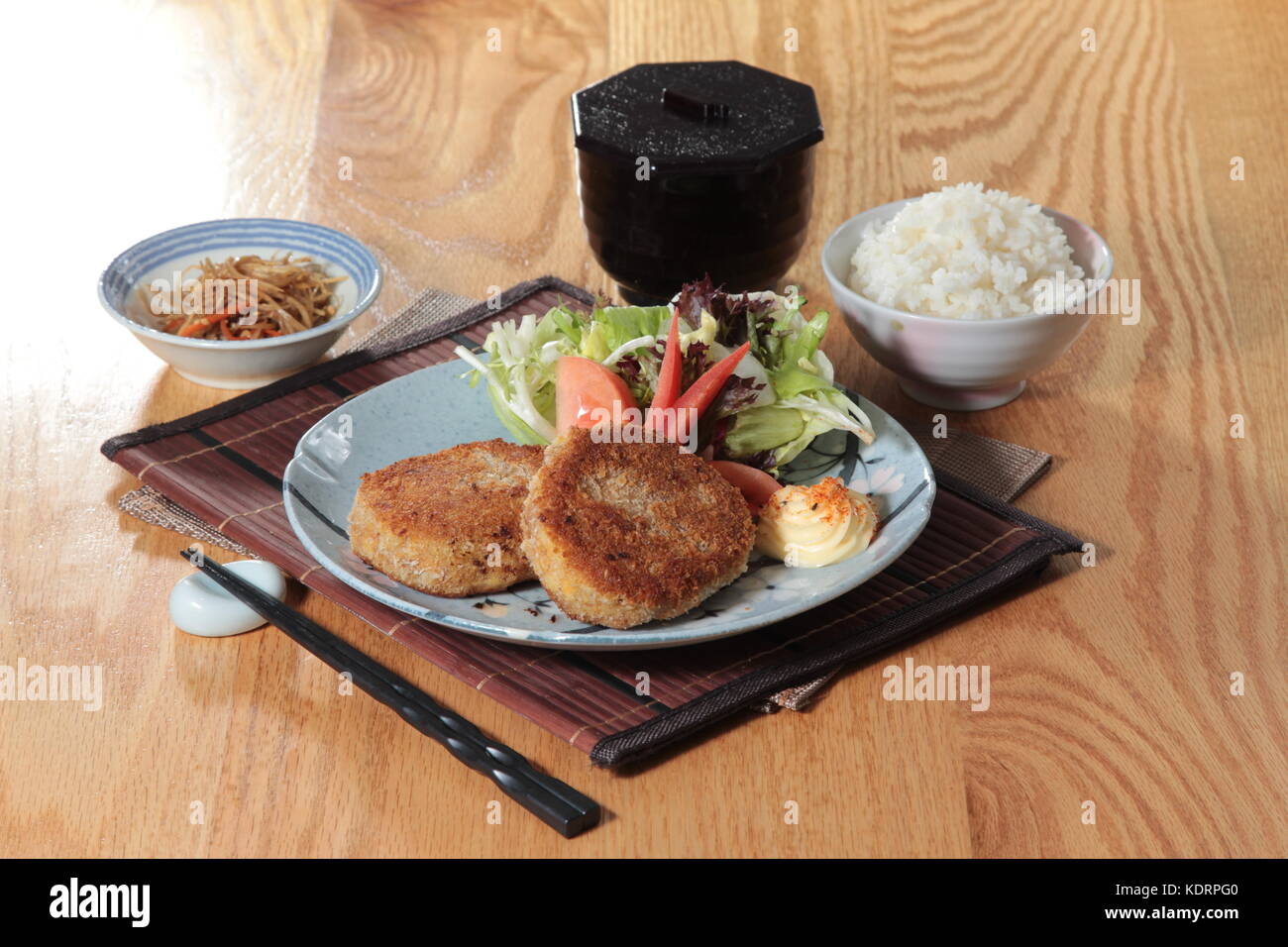 japanese set meal Stock Photo - Alamy