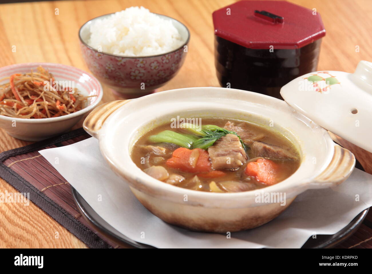 japanese set meal Stock Photo - Alamy
