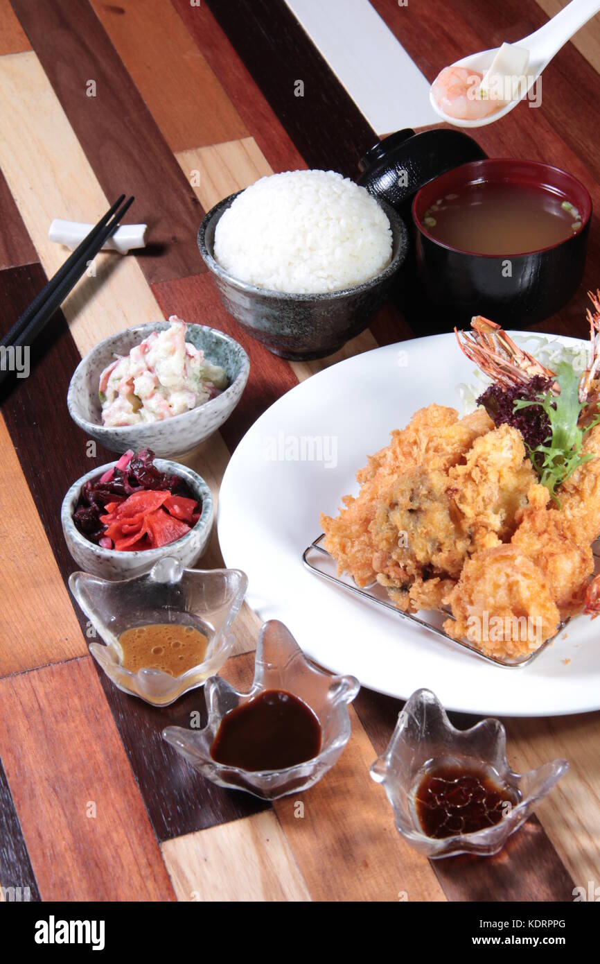 japanese set meal Stock Photo - Alamy