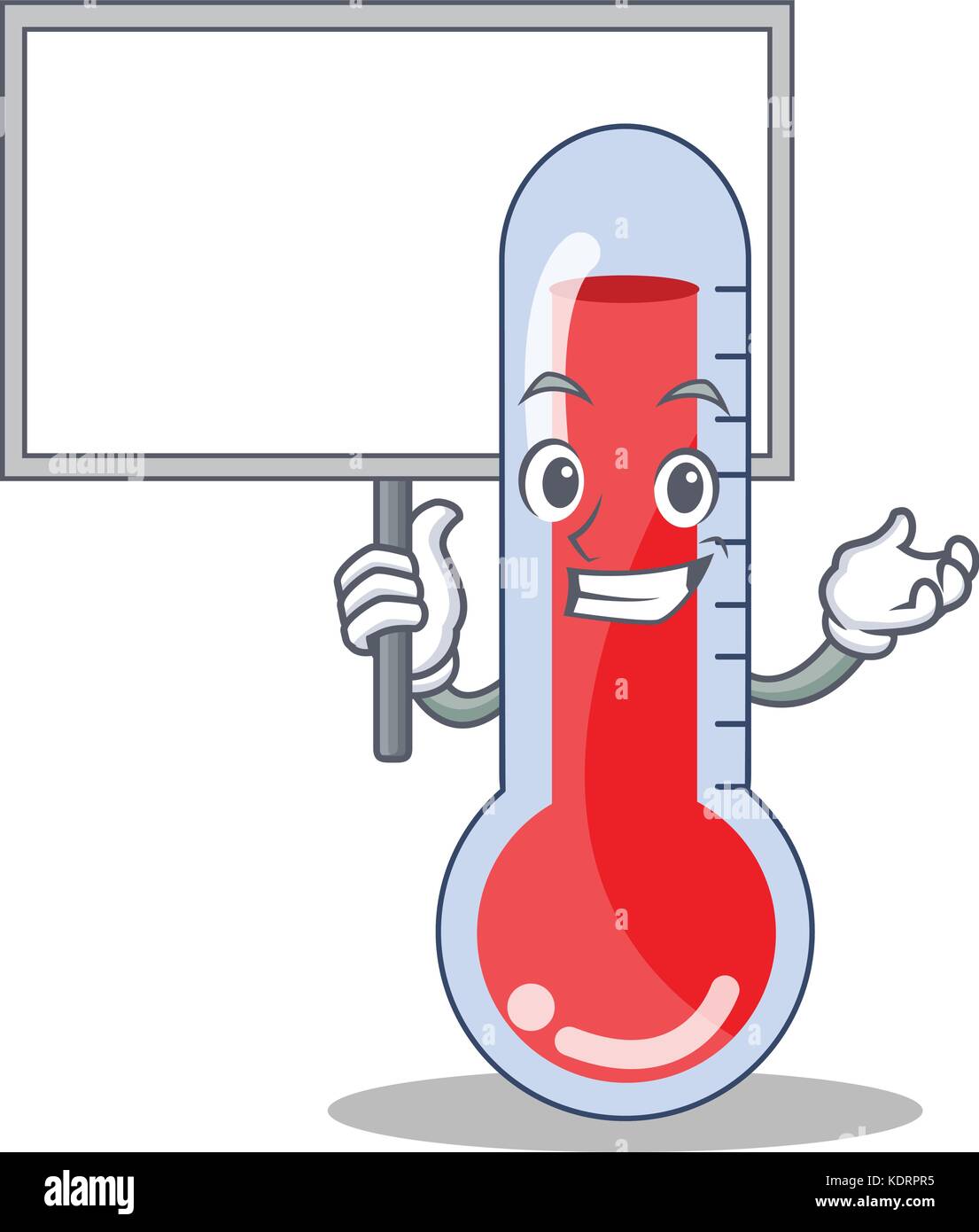 Bring board thermometer character cartoon collection Stock Vector Image ...