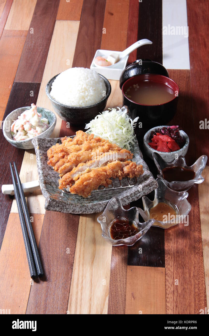 japanese set meal Stock Photo - Alamy