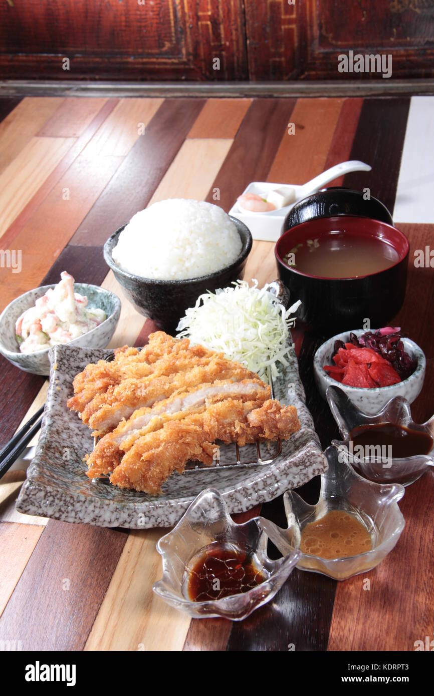japanese set meal Stock Photo - Alamy