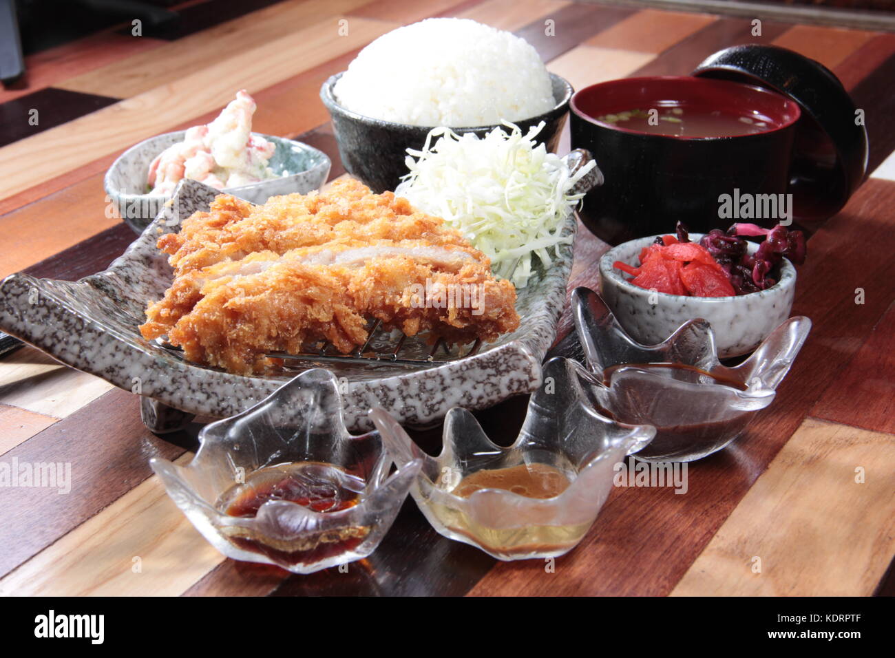 japanese set meal Stock Photo - Alamy