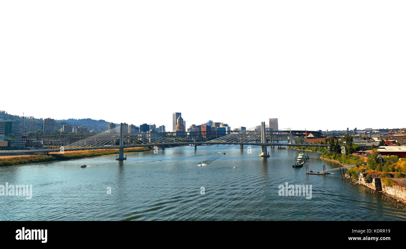 Portland oregon city skyline on hi-res stock photography and images - Alamy