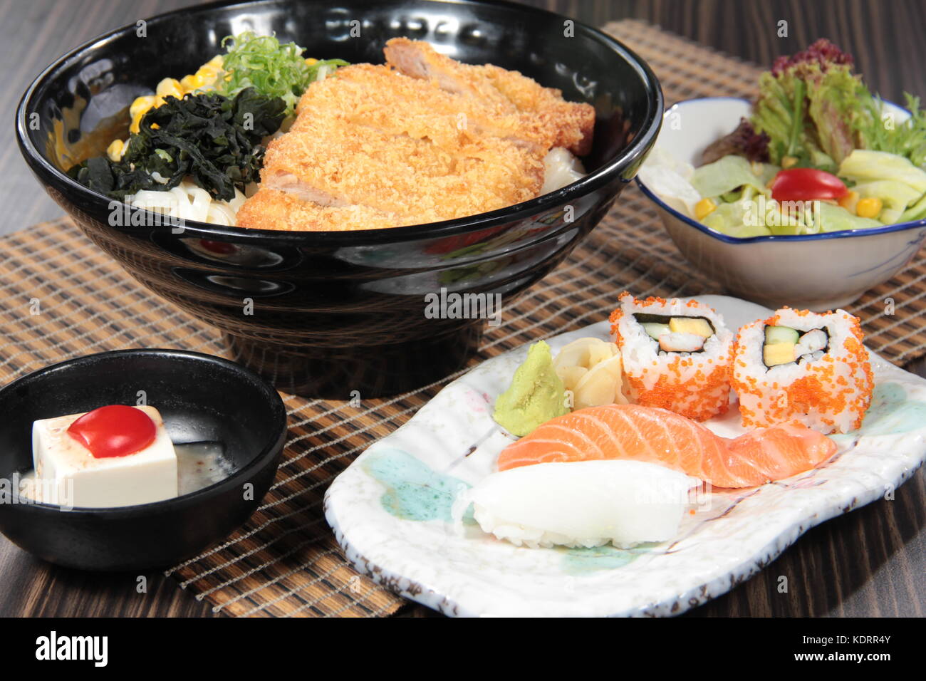 japanese set meal Stock Photo - Alamy