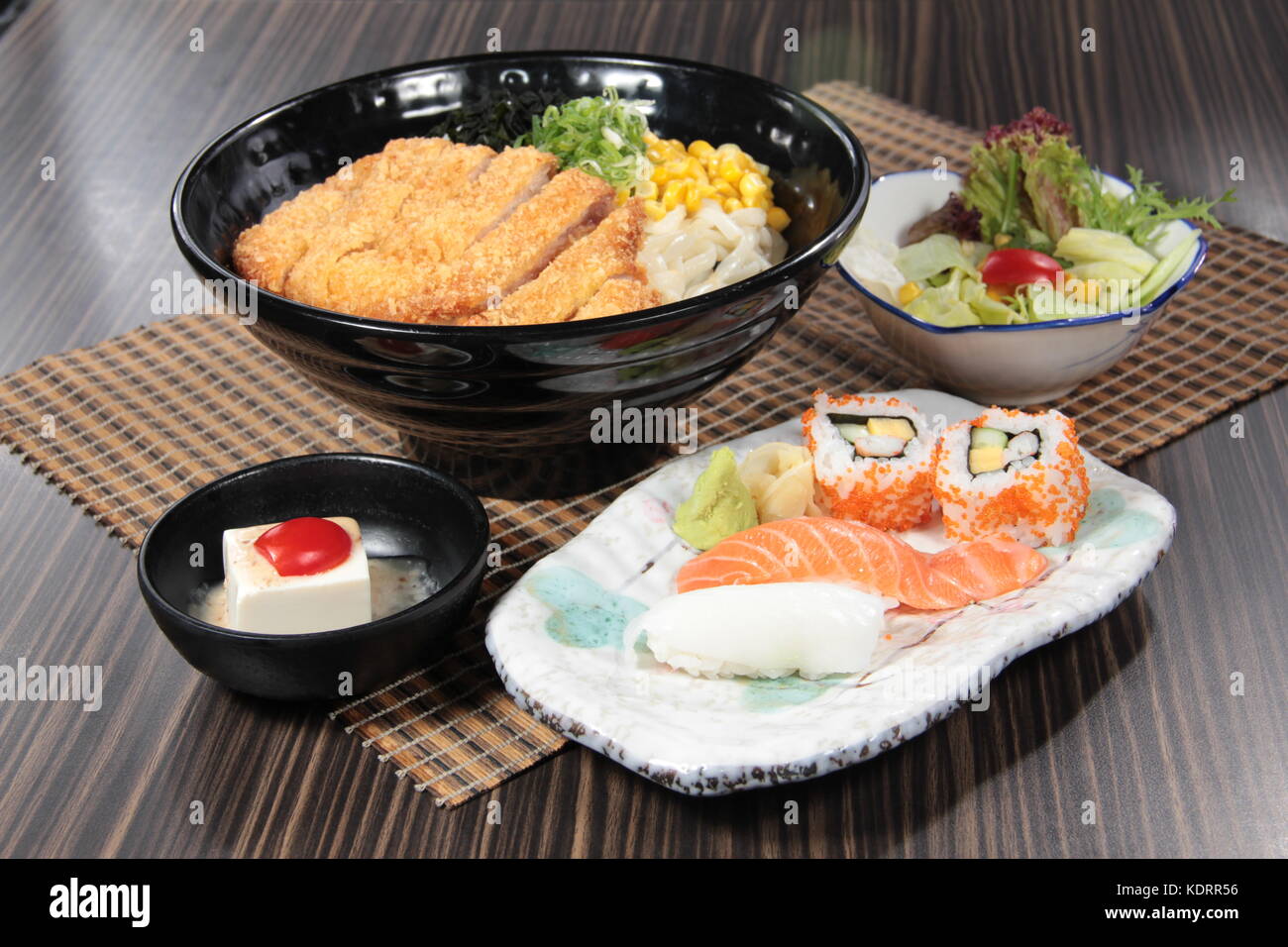 japanese set meal Stock Photo - Alamy