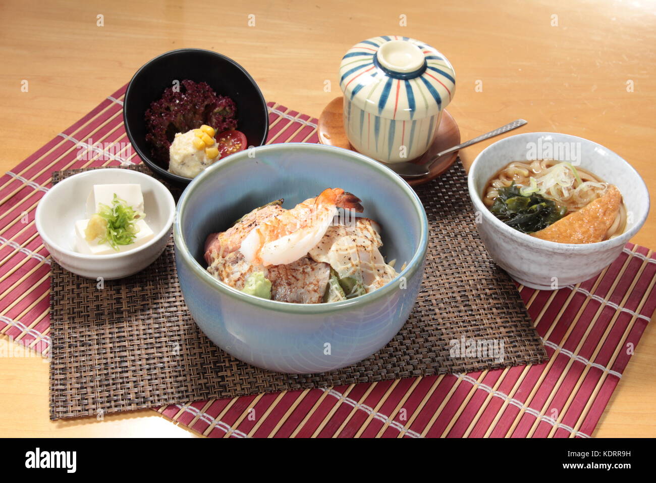 japanese set meal Stock Photo - Alamy