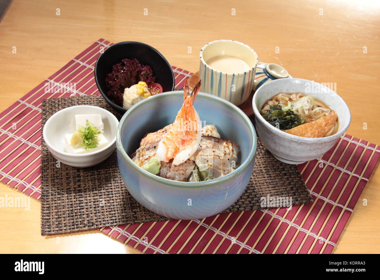 japanese set meal Stock Photo - Alamy
