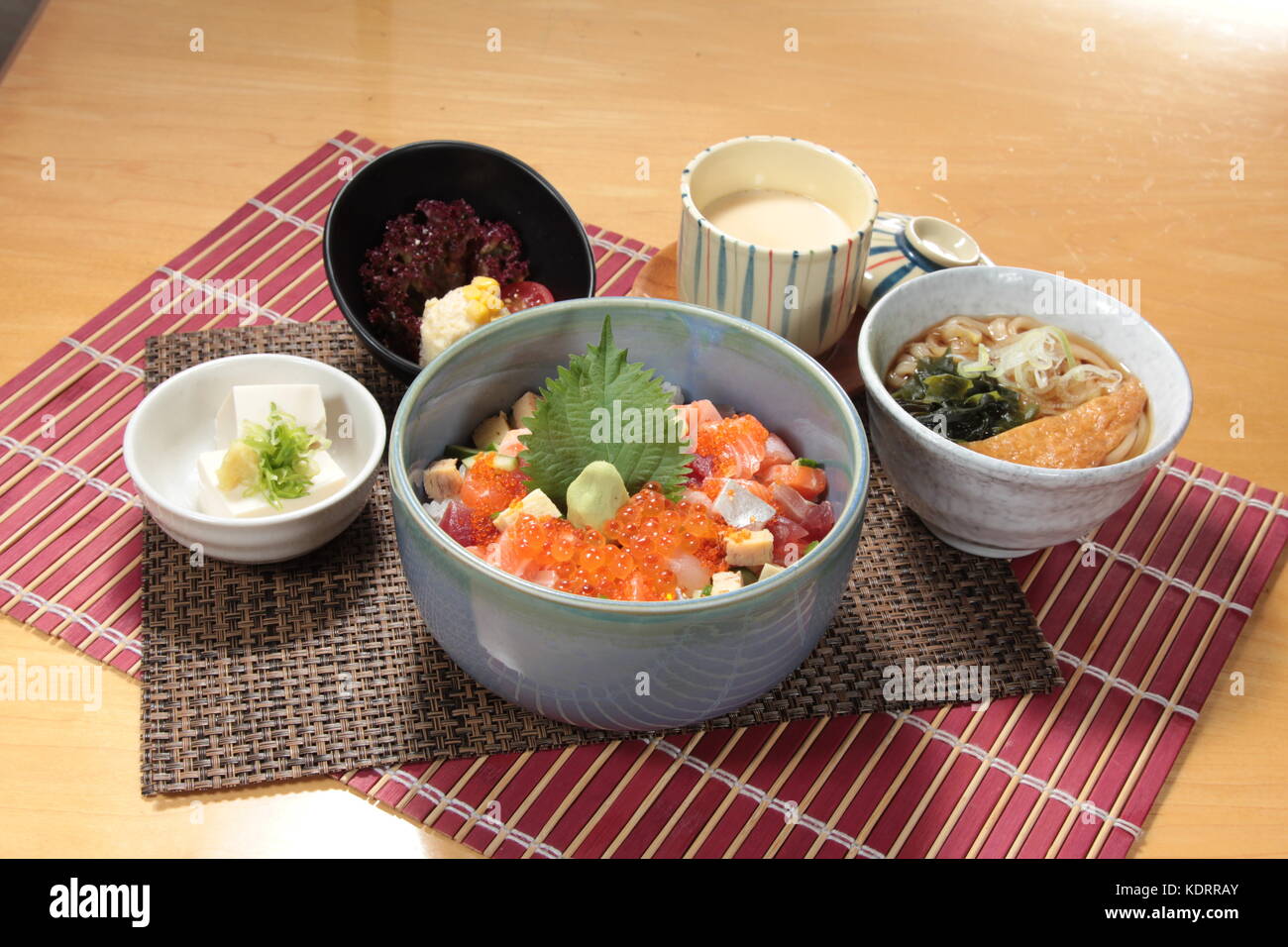 japanese set meal Stock Photo - Alamy