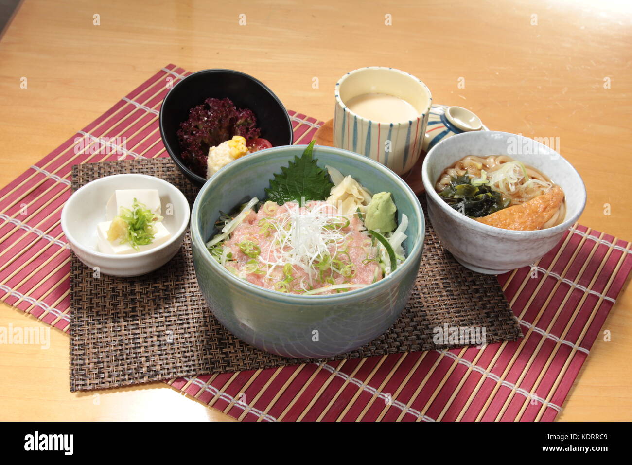 japanese set meal Stock Photo - Alamy