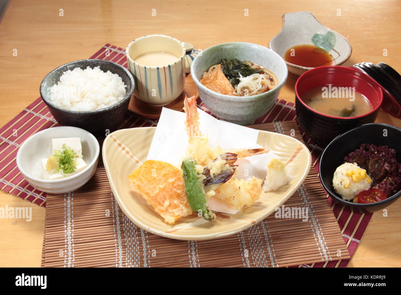 japanese set meal Stock Photo - Alamy