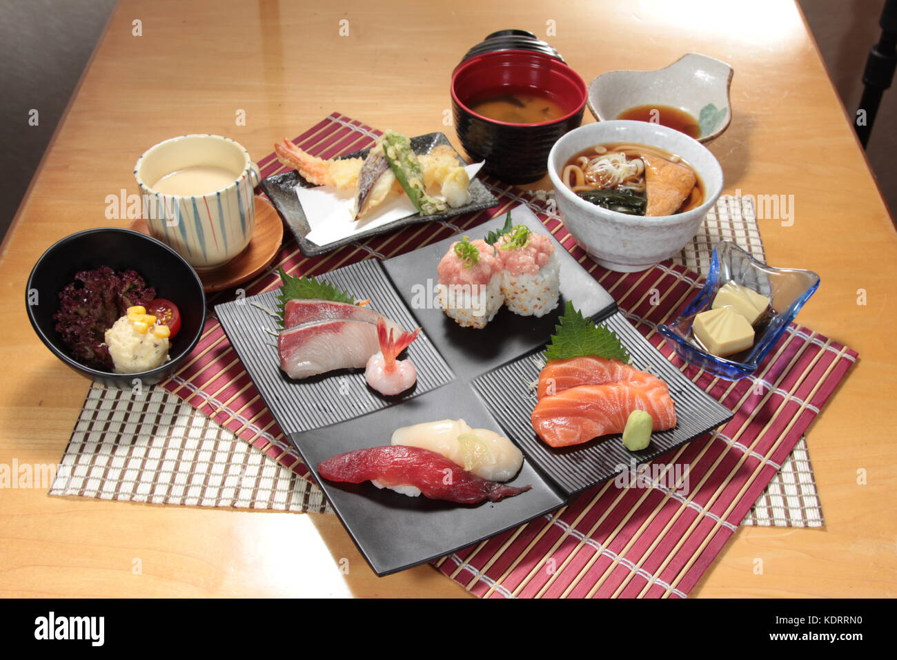 japanese set meal Stock Photo - Alamy