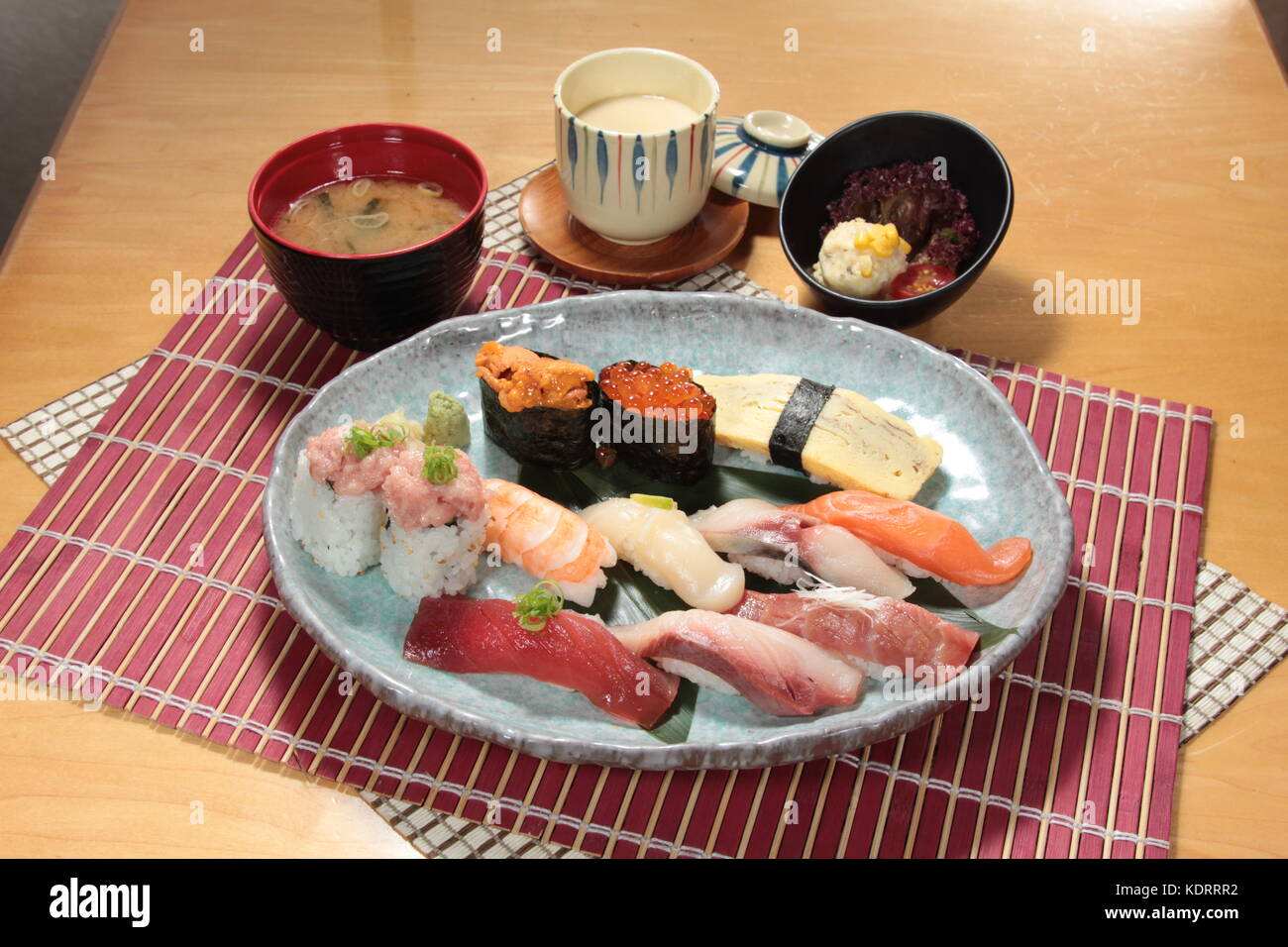 japanese set meal Stock Photo - Alamy