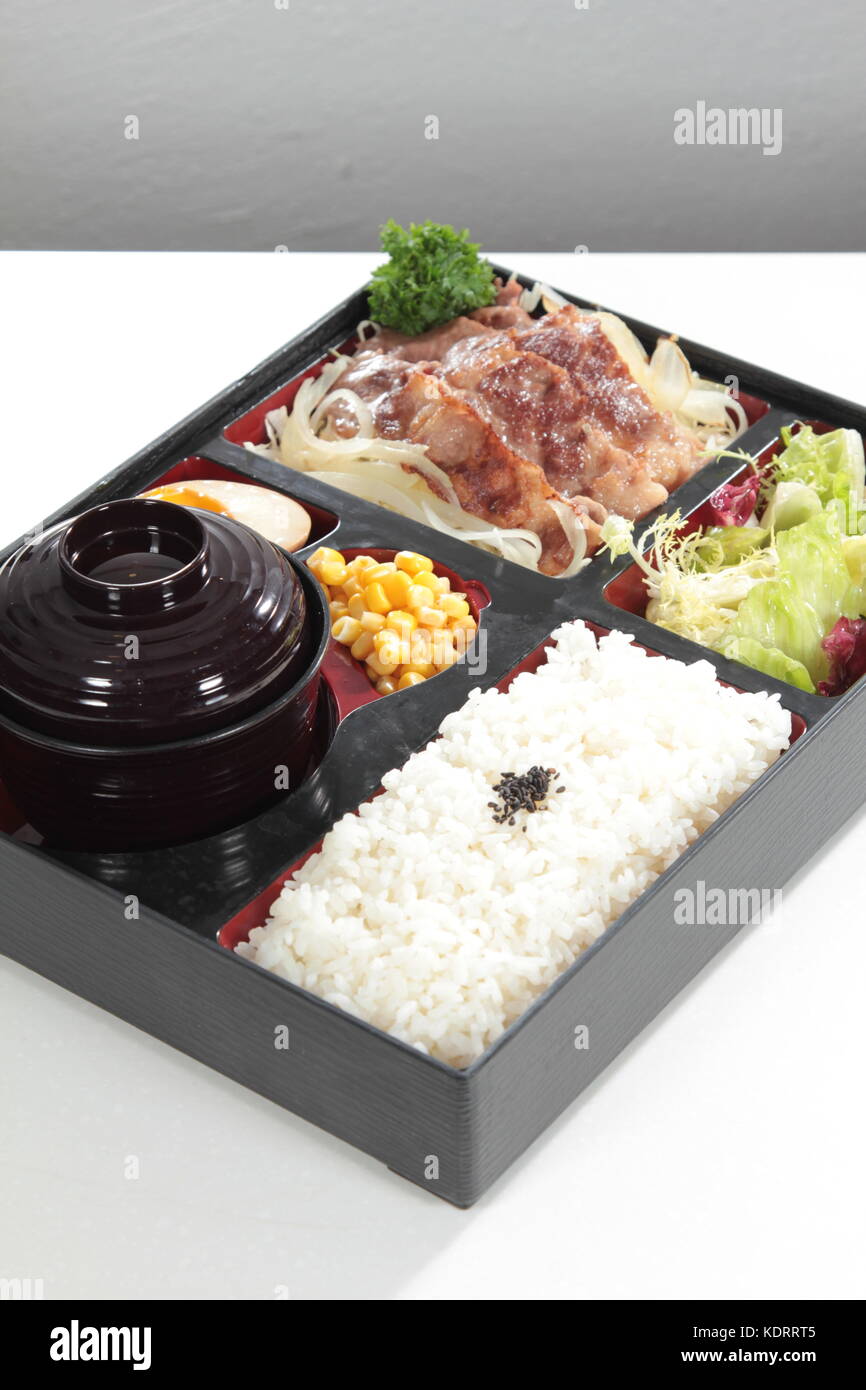 japanese set meal Stock Photo - Alamy