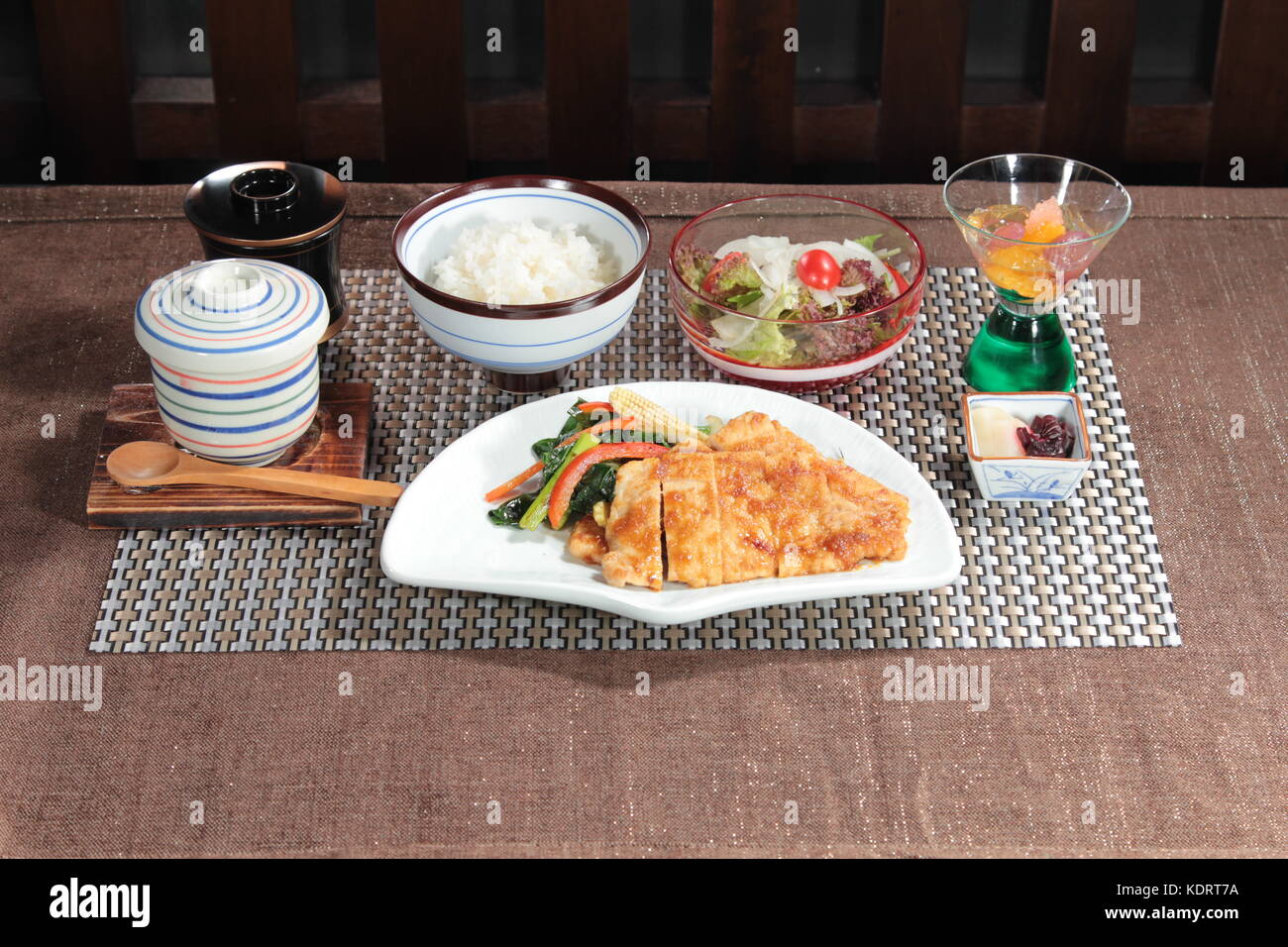 japanese set meal Stock Photo - Alamy