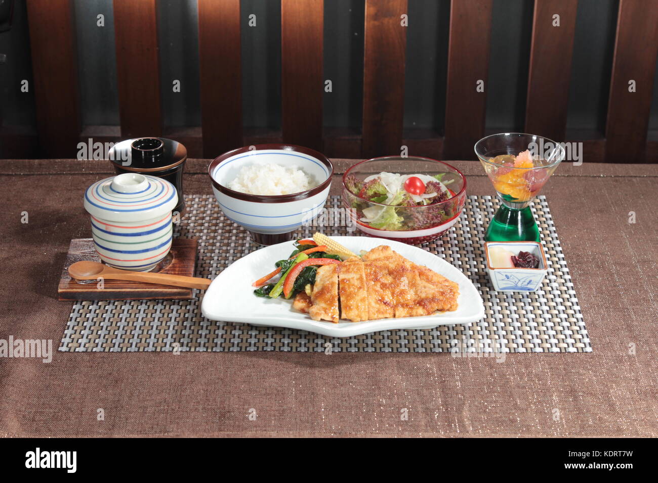 japanese set meal Stock Photo - Alamy