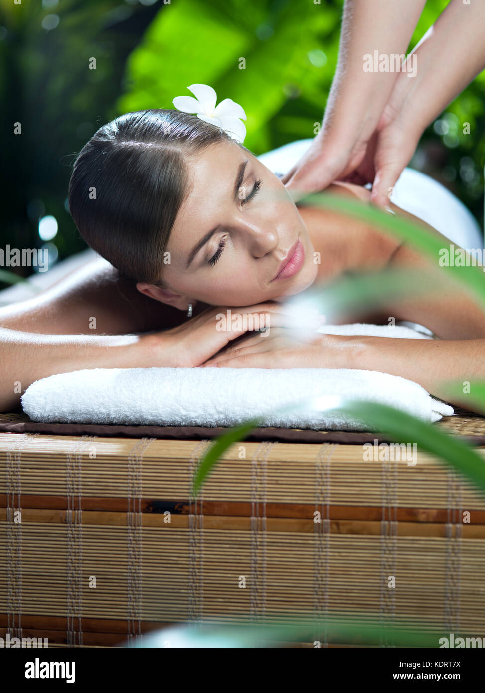 girl in spa Stock Photo - Alamy