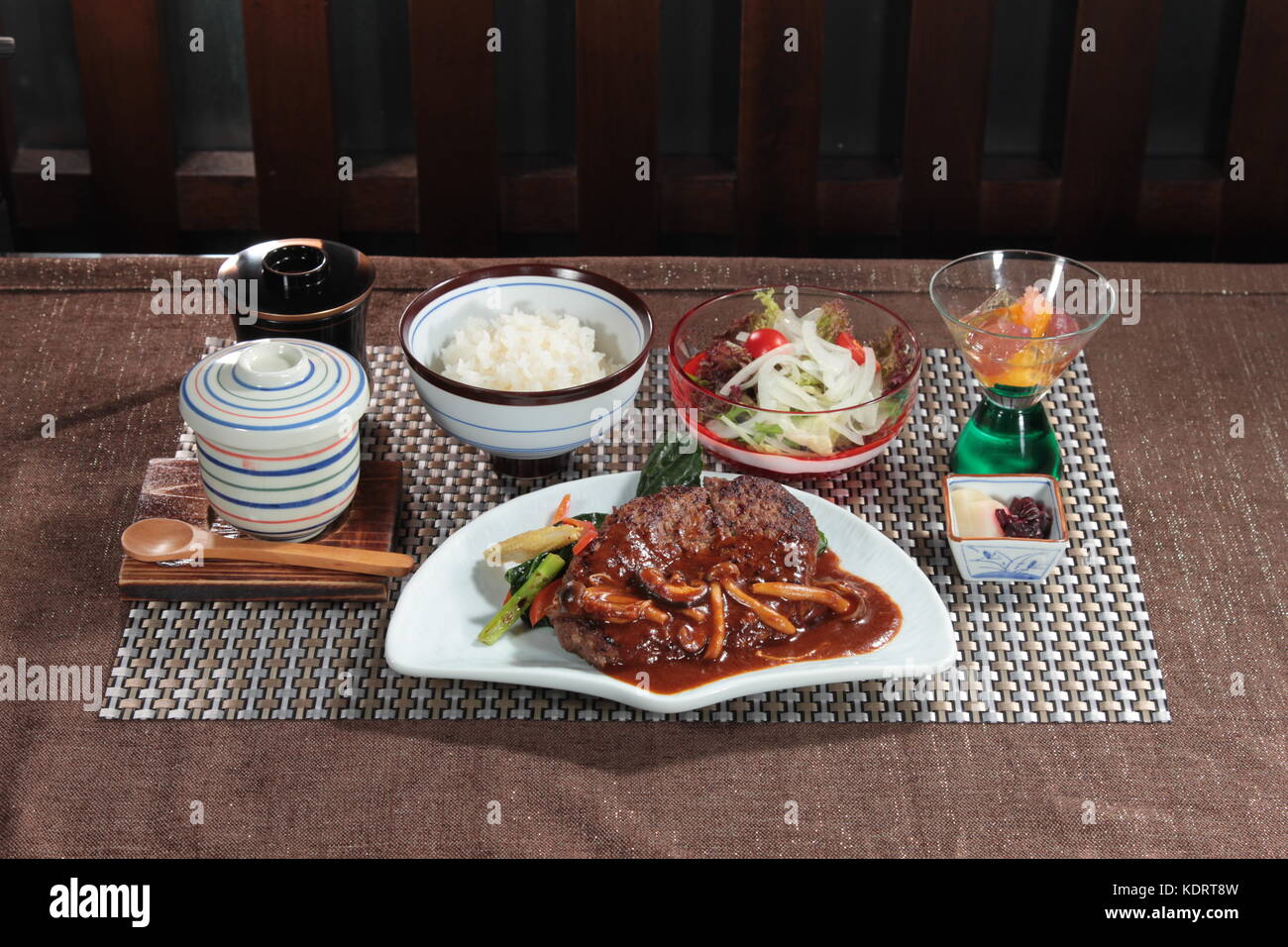 japanese set meal Stock Photo - Alamy